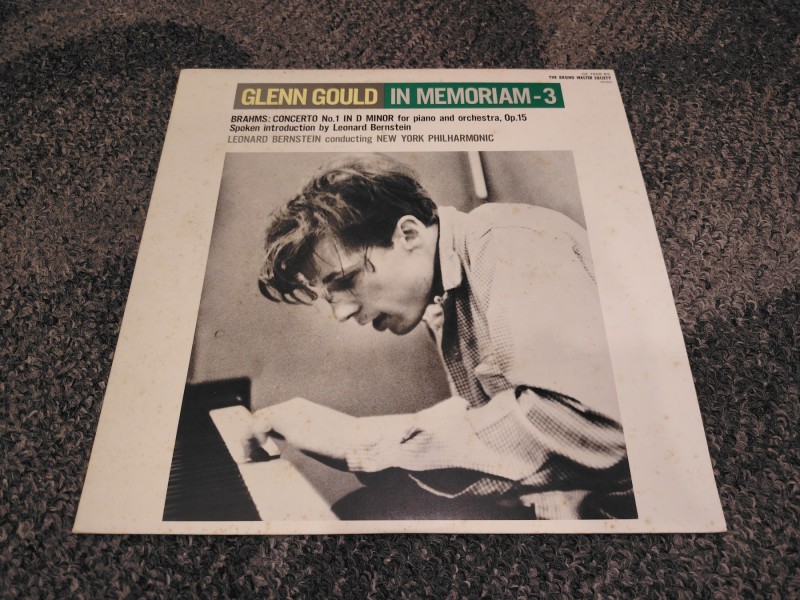 Glenn Gould - Brahms-Leonard Bernstein (Japan LP 1985)