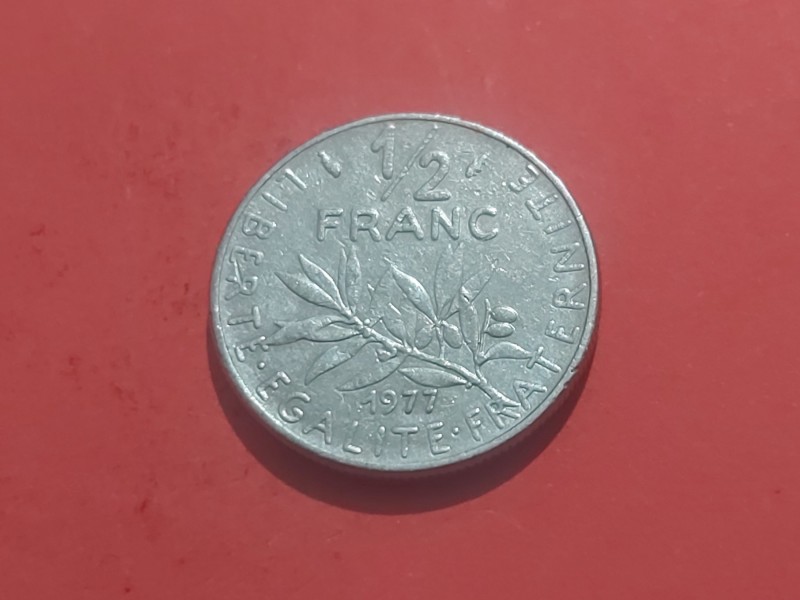 Francuska - 1/2 franc 1977 god