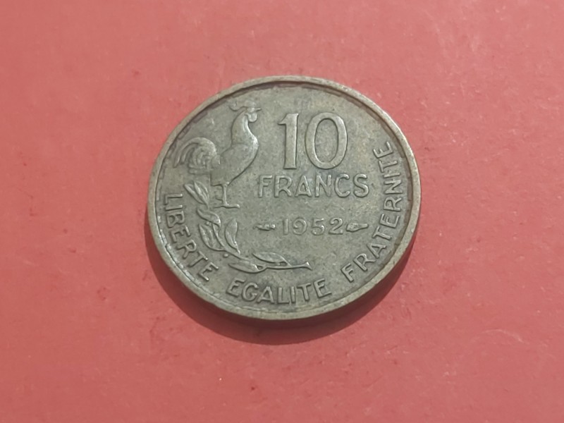 Francuska - 10 francs 1952 god