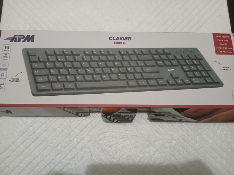 APM bežična tastatura, 2.4GHz, AZERTY