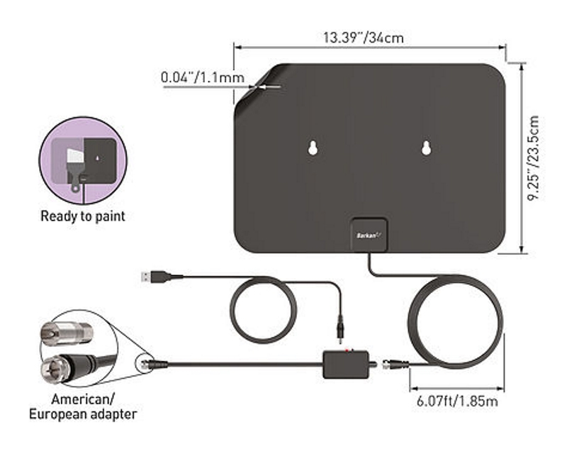 BARKAN AU60A.B Pojačalo za HDTV Antena 96k