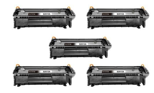 Pakovanje 5 komada – Toner W2612A 12A CRG-703 za HP Laser Jet 1010 1012 1015 1018 1022 1020 3015MFP 3020MFP 3030MFP 3050MFP 3052MFP 3055MFP M1005MFP BESPLATNA DOSTAVA