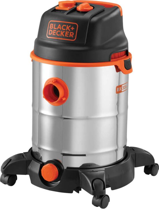 Black+Decker BXVC30XTDE usisivač univerzalni usisivač za mokro/suvo usisavanje; 1600W; metalni rezervoar 30L