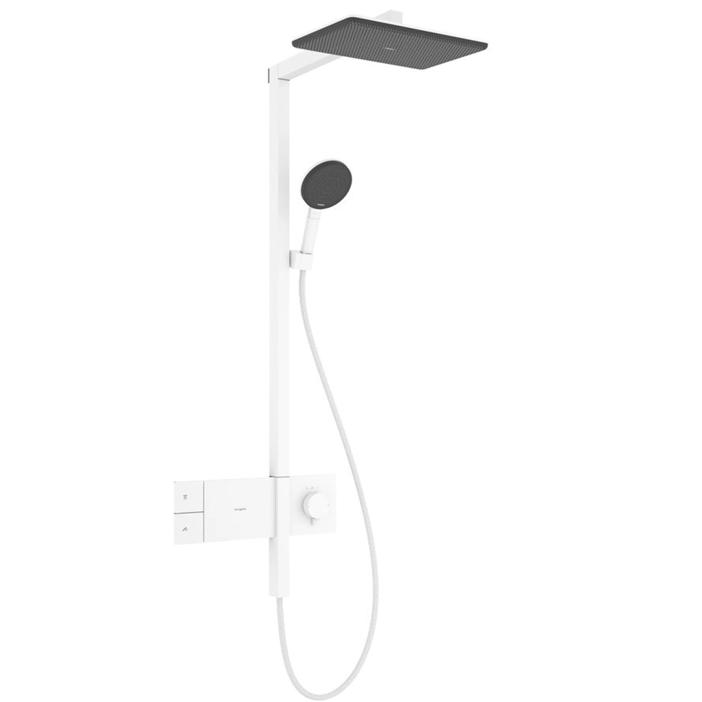 HANSGROHE RAINDANCE ALIVE Q USPONSKI TUŠ 210/340 1JET BELA MAT 24580700