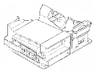 sus ELECTROLUX AEG ZANUSSI podstroj kuciste motor ventilatora - 1250528161/1250528179