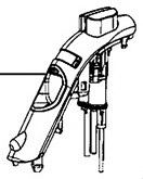 mka SEB TEFAL ROWENTA KRUPS pegla na paru prednji deo tela drska i pumpica prskalica - RS-DX0158