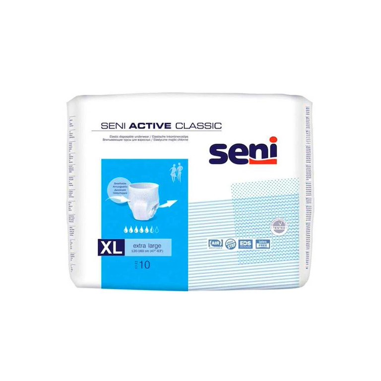 Seni® Active Classic XL Gaćice za Inkontinenciju 10 Komada