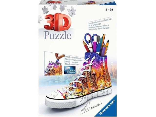 3D Puzzle slagalica 108 delova Patika Kutija za olovke NYC Skyline Ravensburger 11152