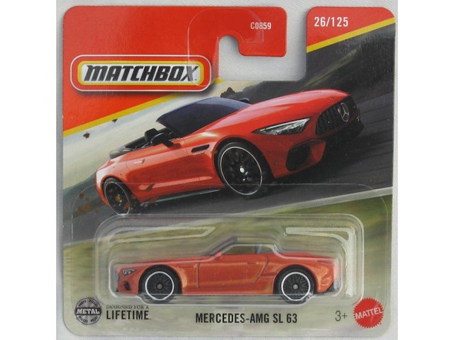 matchbox mercedes SL63 AMG