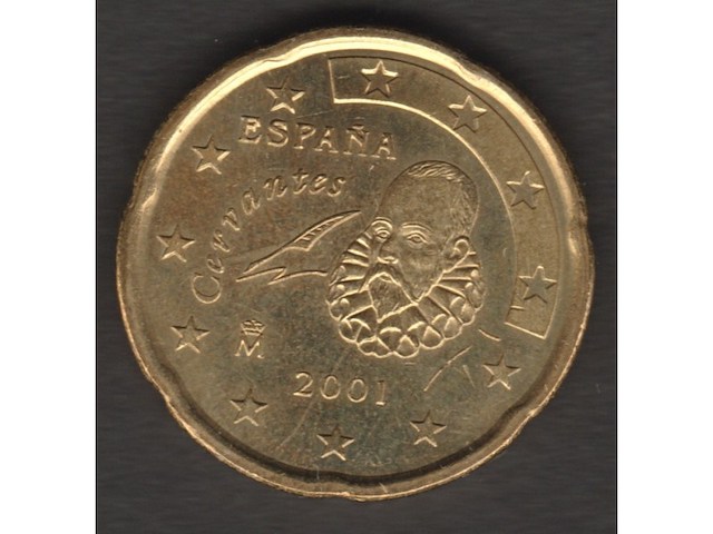 20 Euro Cents - 2001 - Spain, Španija