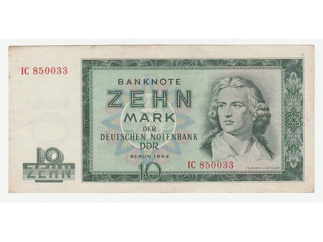 10 Mark der DDR (Maraka) - 1964 - Istočna Nemačka