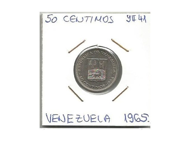 c3 Venezuela 50 centimos 1965.