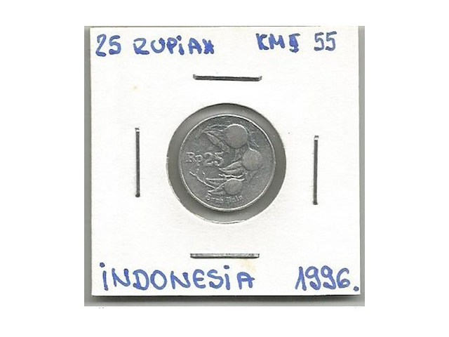 c6 Indonesia 25 rupiah 1996.