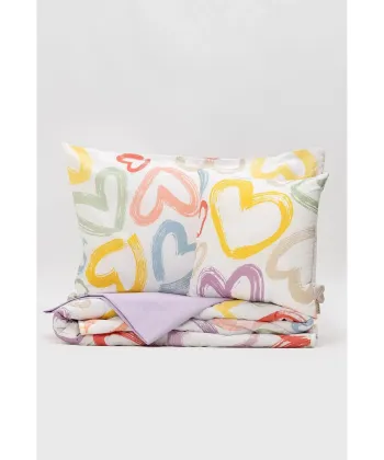 STEFAN komplet posteljine Srce 140x200cm