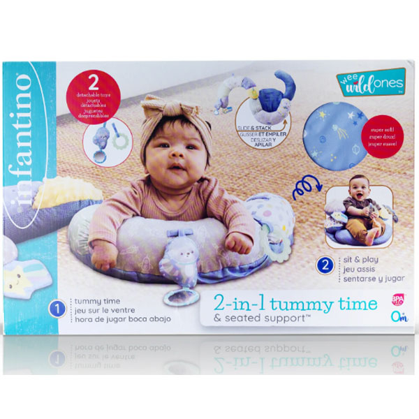 Jastuk za bebe 2u1 Tummy Time Infantino 22115411