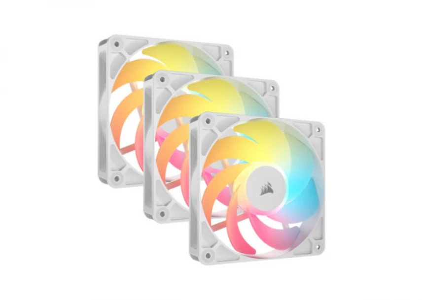 Ventilatori Corsair 3x RS120-R ARGB 120mm PWM-Triple Pack - White, CO-9050197-WW