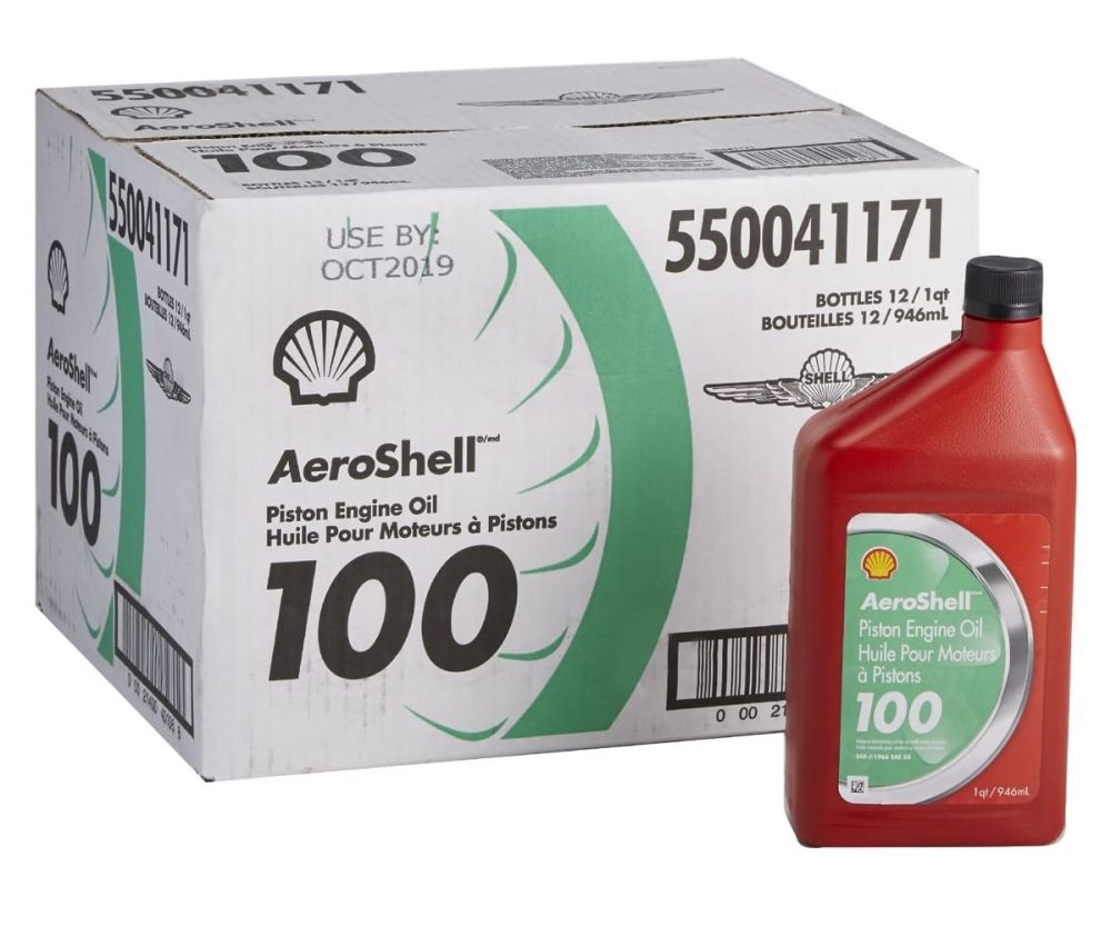 Aeroshell - 100 - SAE 50 - Piston Engine Oil - 1 USQ