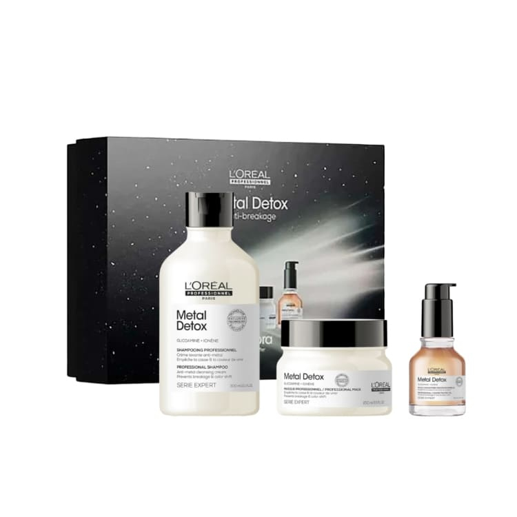 Loreal Metal Detox set - šampon 300ml + maska 250ml + ulje 50ml