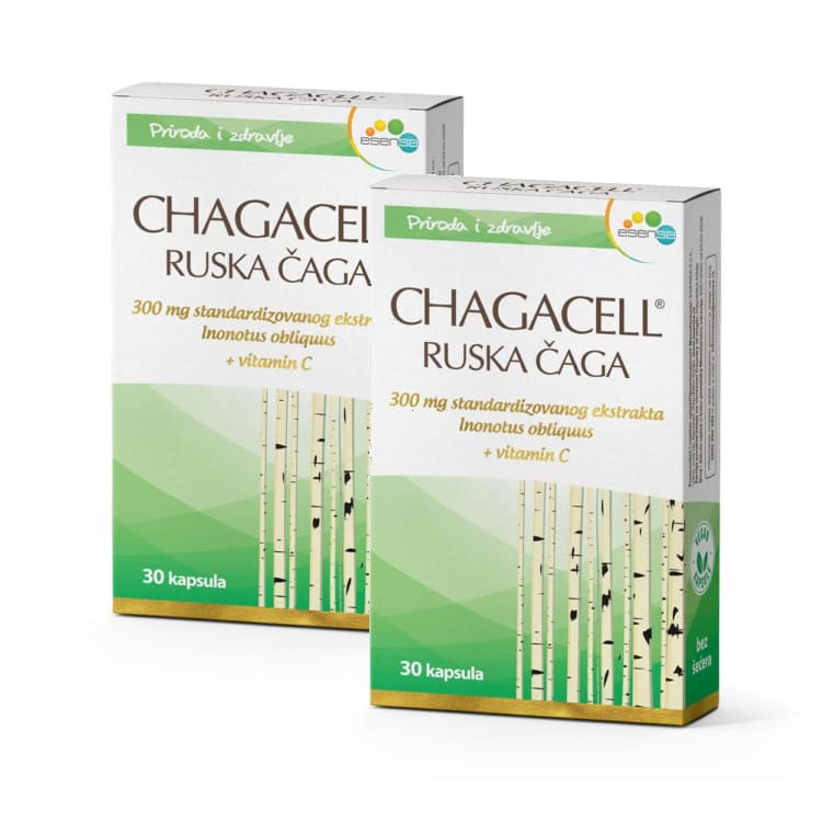 Chagacell Ruska čaga 30 kapsula 1+1 gratis