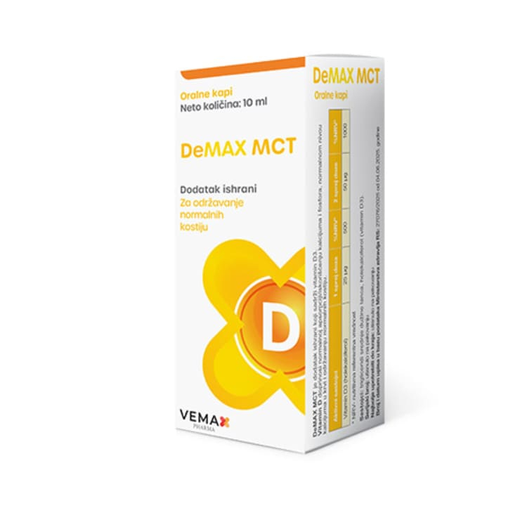 DeMAX MCT oralne kapi - vitamin D 10ml