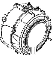 KADA ELECTROLUX AEG ZANUSSI FRONT LOADER KPL ZAVARENA 8581926915704 - 8581926915704