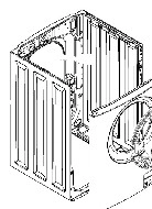 kuciste ELECTROLUX AEG ZANUSSI ves masine 1327744627 - 1327744627
