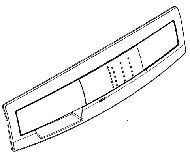 panel maska ELECTROLUX AEG ZANUSSI 140019577018 - 140019577018
