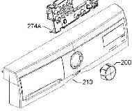 PANEL MASKA ELECTROLUX AEG ZANUSSI PREDNJI PANEL 140069480196 - 140069480196