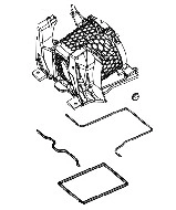 MKA ELECTROLUX AEG ZANUSSI USISIVAC DONJI DEO KUCISTA MOTORA 140216446025 - 140216446025