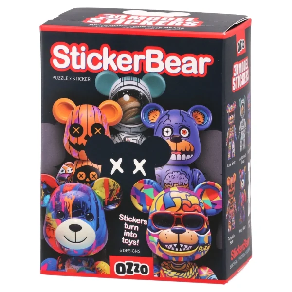 Sticker Bear, igračka, 3D stikeri, miks