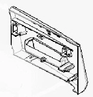 VRATA MASKE ELECTROLUX AEG ZANUSSI DOZIRNE POSUDE SER ZWF - 50294529008