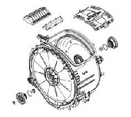 kada ELECTROLUX AEG ZANUSSI komplet top loader C4 1200RPM - 4055366530