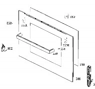 STE ELECTROLUX AEG ZANUSSI MEKANIZAM ZATVARANJA FIOKE 4055124541 - 4055124541