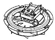 ste ELECTROLUX AEG ZANUSSI motor ventilator hladjenja rerne kpl 140115 - 140115083010