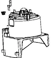 mka SEB ROWENTA usisivac nosac motora SS-7222047540 - SS-7222047540