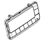 sus ELECTROLUX AEG ZANUSSI deo maske - dugmad sa zastitiom displeja - 1256719020