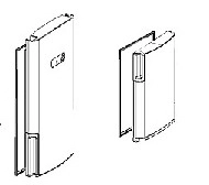 FR ELECTROLUX AEG ZANUSSI VRATA ZAMRZIVACA SER ZK ZRB - 2064585025/2061717076