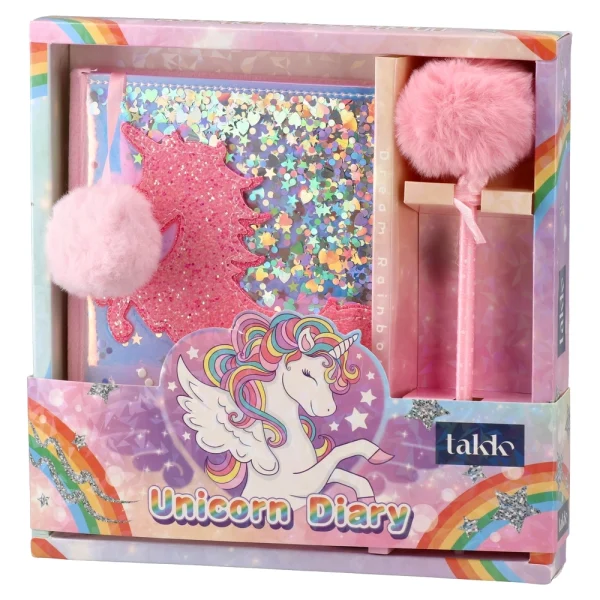 Fashion set, set spomenar i olovka, Unicorn