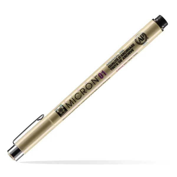 Pigma Micron 01, liner, black, 0.25mm
