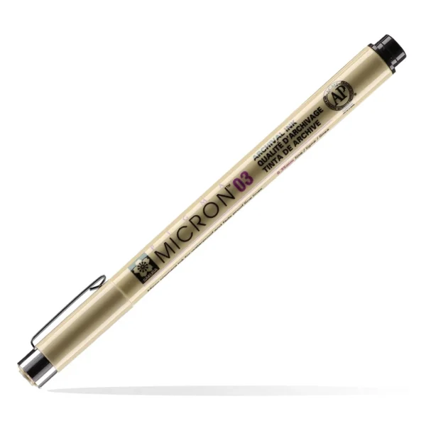 Pigma Micron 03, liner, black, 0.35mm