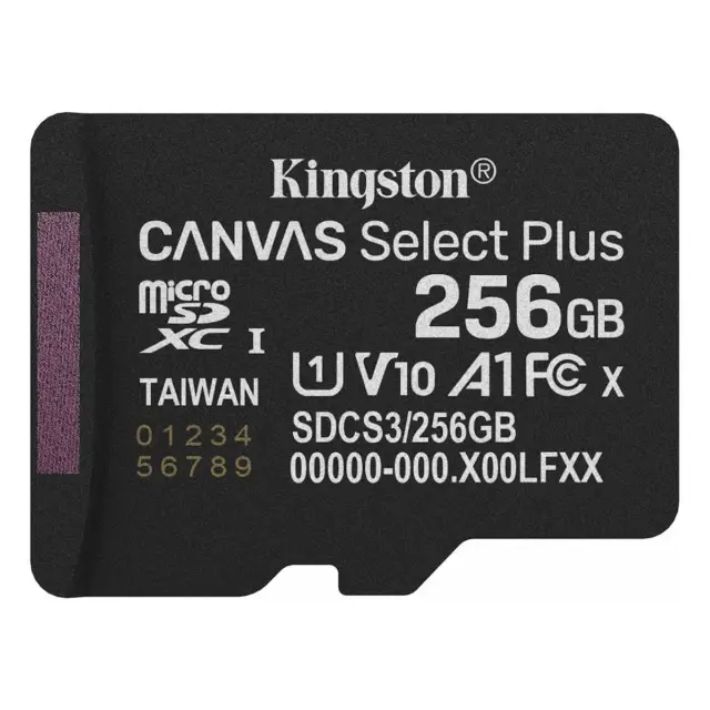 Kingston Memorijska kartica SDCS3, 256 GB, MicroSD, UHS U1