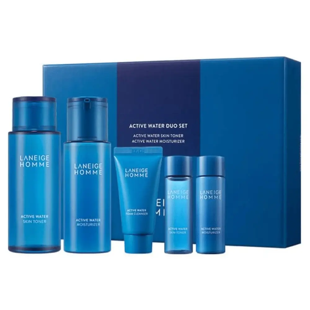 Laneige Muški set za lice Homme Active Water Duo, 5 komada