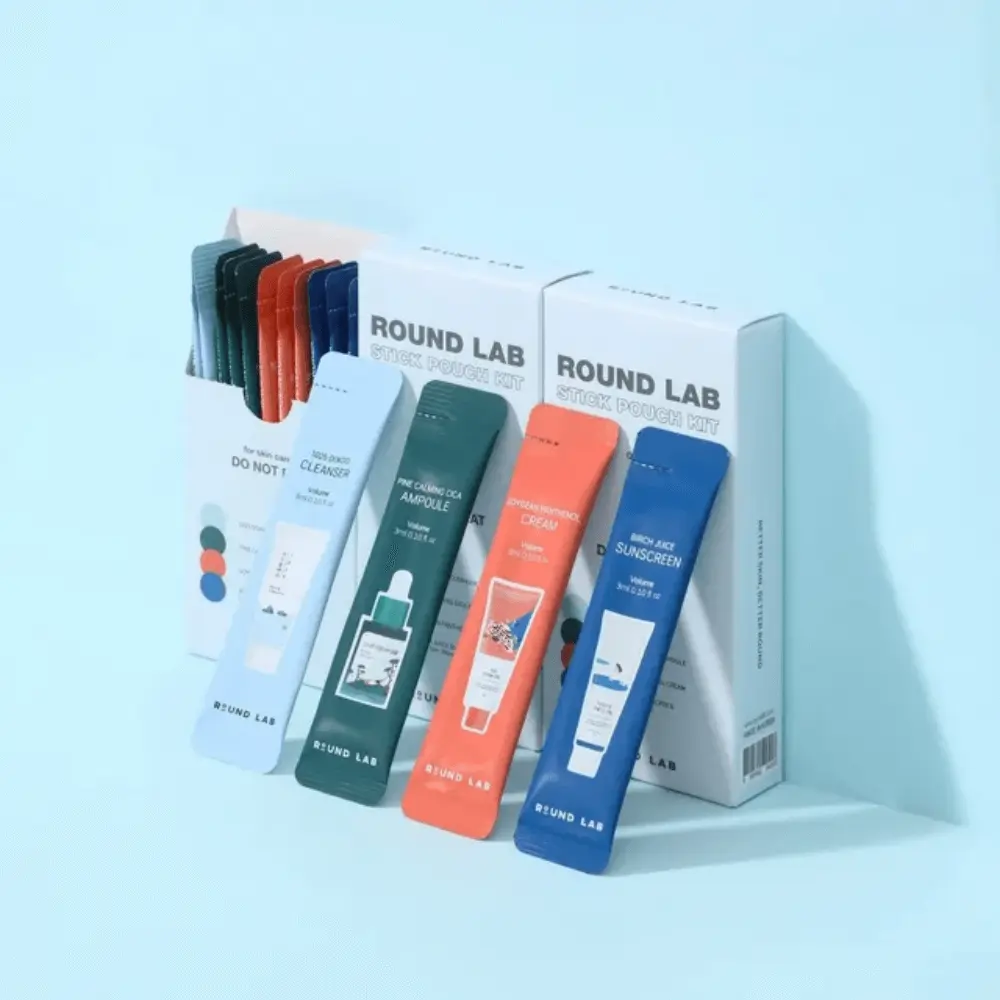 Round Lab Set za negu kože Stick Pouch Kit, 4 komada