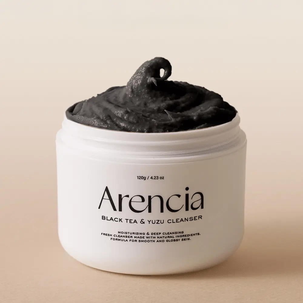 Arencia Krema za čišćenje lica Black Tea & Yuzu Cleanser, 120 g