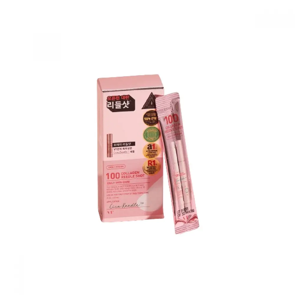 VT Cosmetics Set štapića sa mikroiglicama Collagen Reedle Shot 100 Stick Pouch, 2ml, 10 komada