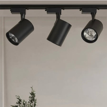 Šinska rasveta Crna Komplet 1m-3topa ( 006-1m sa 3topa crna )