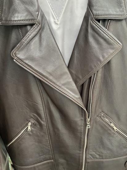 Massimo Dutti kozna jakna XL