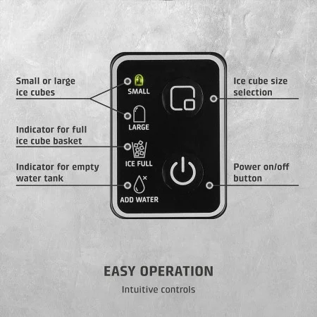 Caso ledomat icechef matt black ( b3401 )
