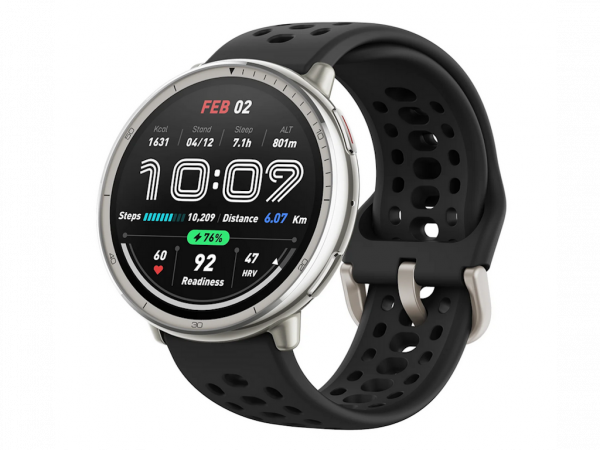 AMAZFIT Pametni sat Active 2 Round Crna