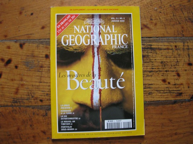 NATIONAL GEOGRAPHIC JANVIER 2000 - BEAUTE